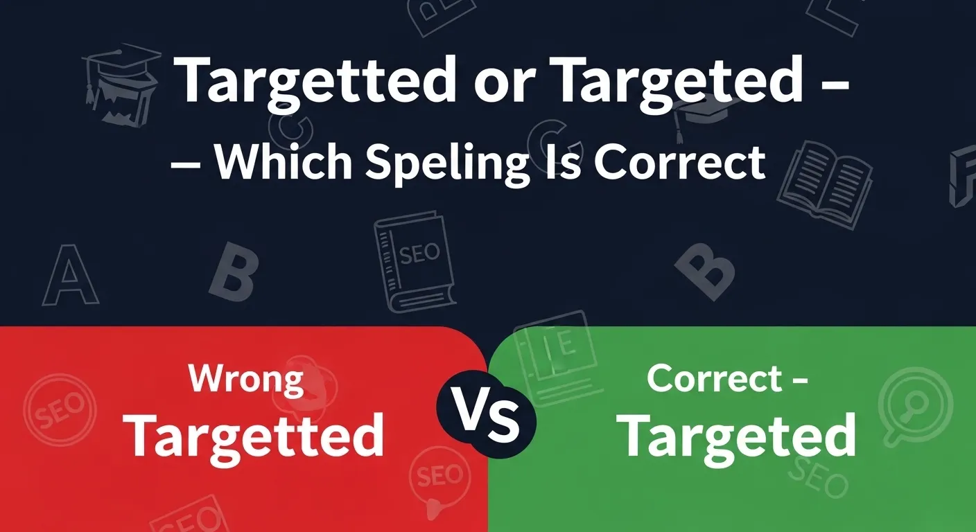 Targetted vs Targeted The Correct Spelling Most People Get Wrong